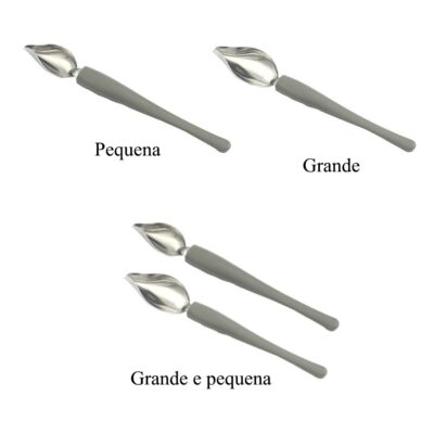 Colher pluma | Colher de decoração de pratos